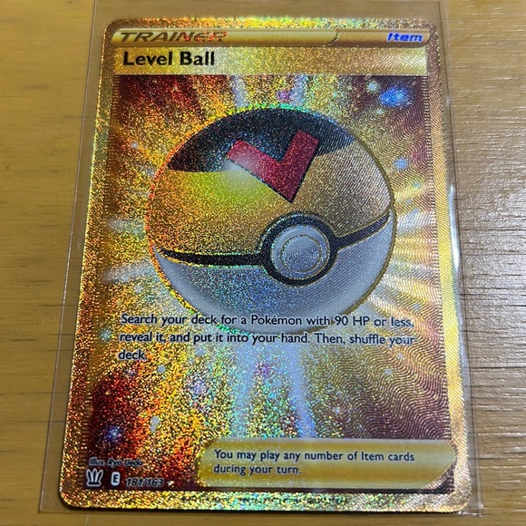 Pokemon | Other | Pokemon Trading Card Level Ball Secret Swsh5 Battle ...